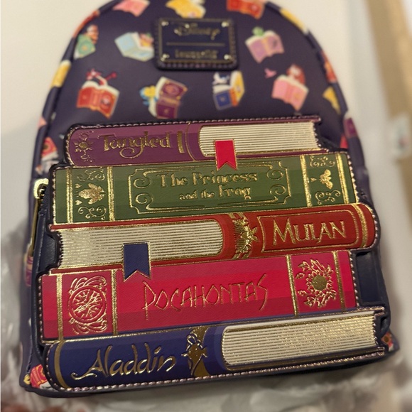 Loungefly | Accessories | Loungefly Bookthemed Backpack | Poshmark